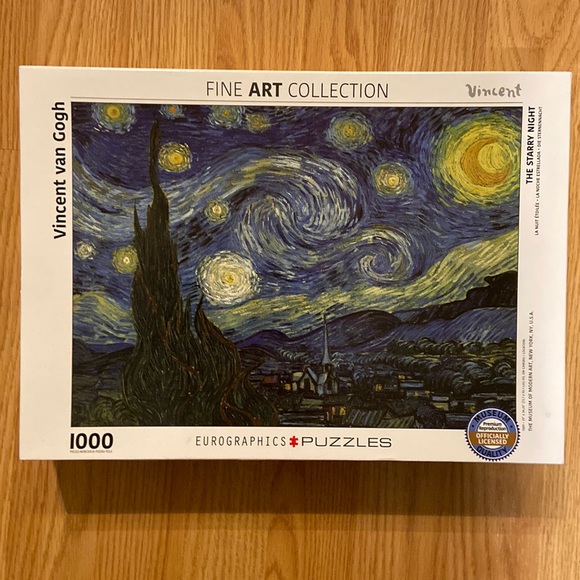 Eurographics Puzzles | Games | 00 Piece Puzzle Vincent Van Gogh The ...